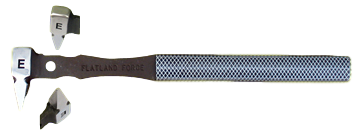 Flatland Forge E-Head Punch w/Steel Handle – Empire Farrier Supply