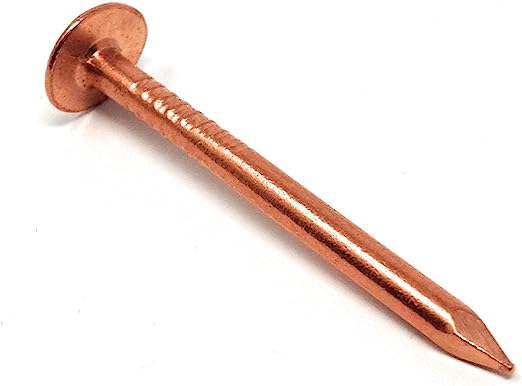 Copper Slating Nails 1.5" 1/2 pound use – Empire Farrier Supply